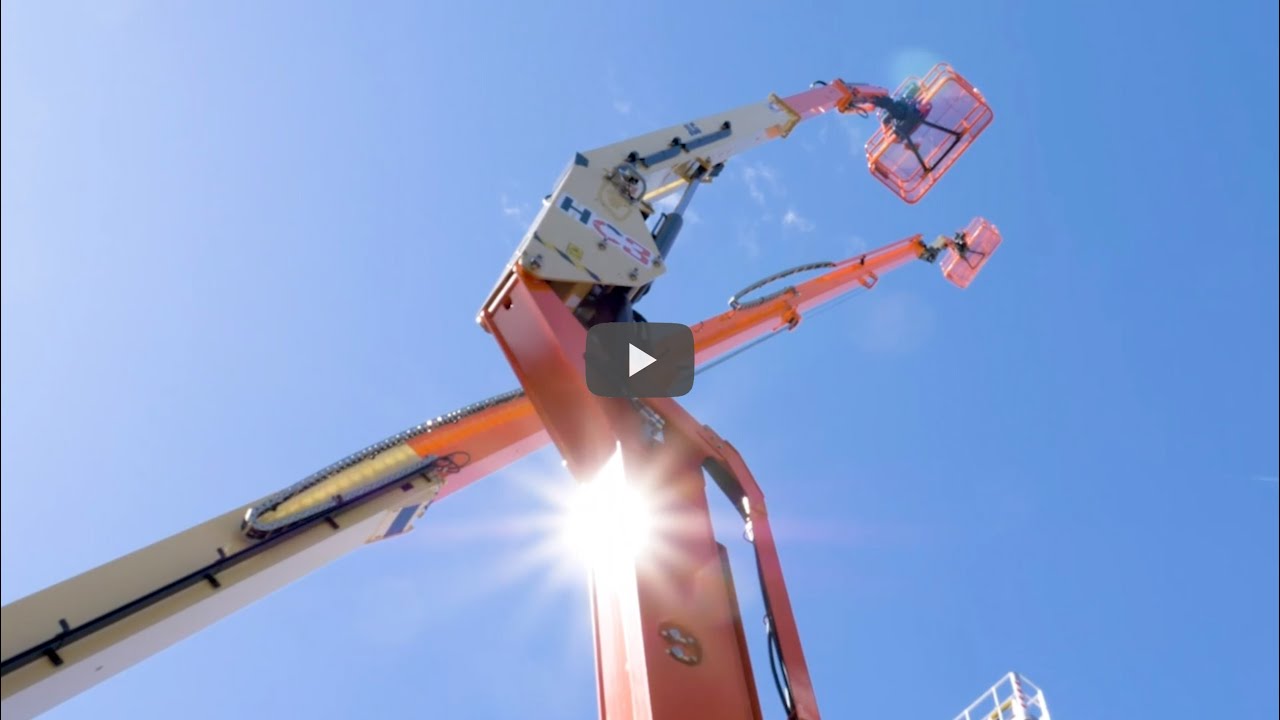 NEW JLG® HC3 Hi-Capacity Boom Lifts: Pushing the Work Envelope - YouTube