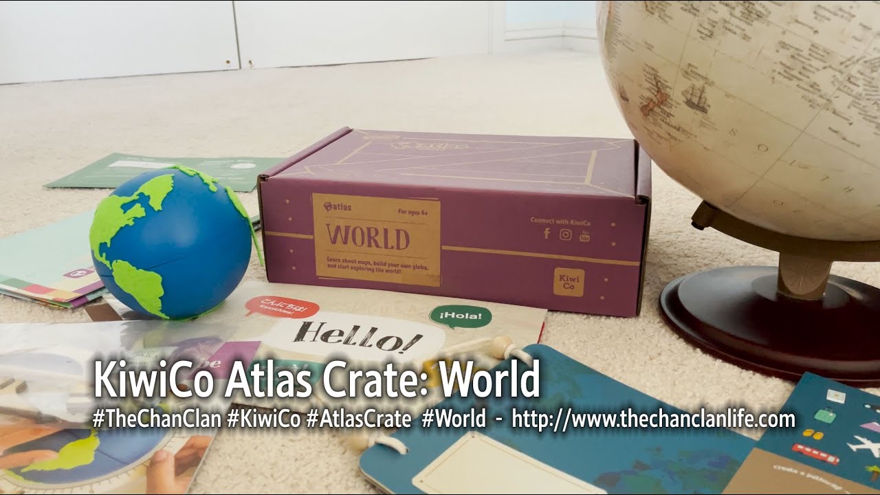 TheChanClan: KiwiCo - Atlas Crate: World Review and Demonstration - YouTube