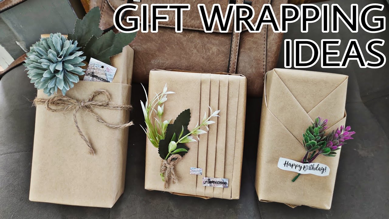 part 2 CARA BUNGKUS KADO UNIK | GIFT WRAPPING IDEAS | BUNGKUS KADO ...