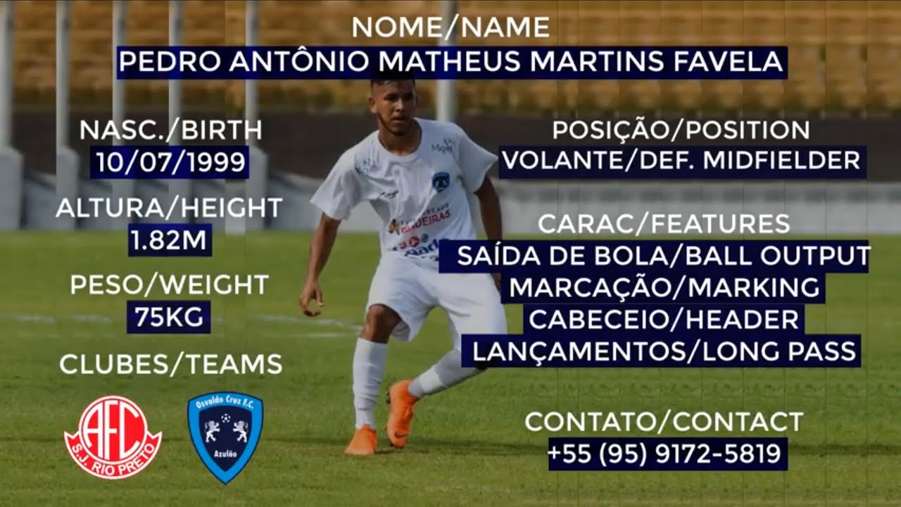 PEDRO FAVELA - VOLANTE - YouTube