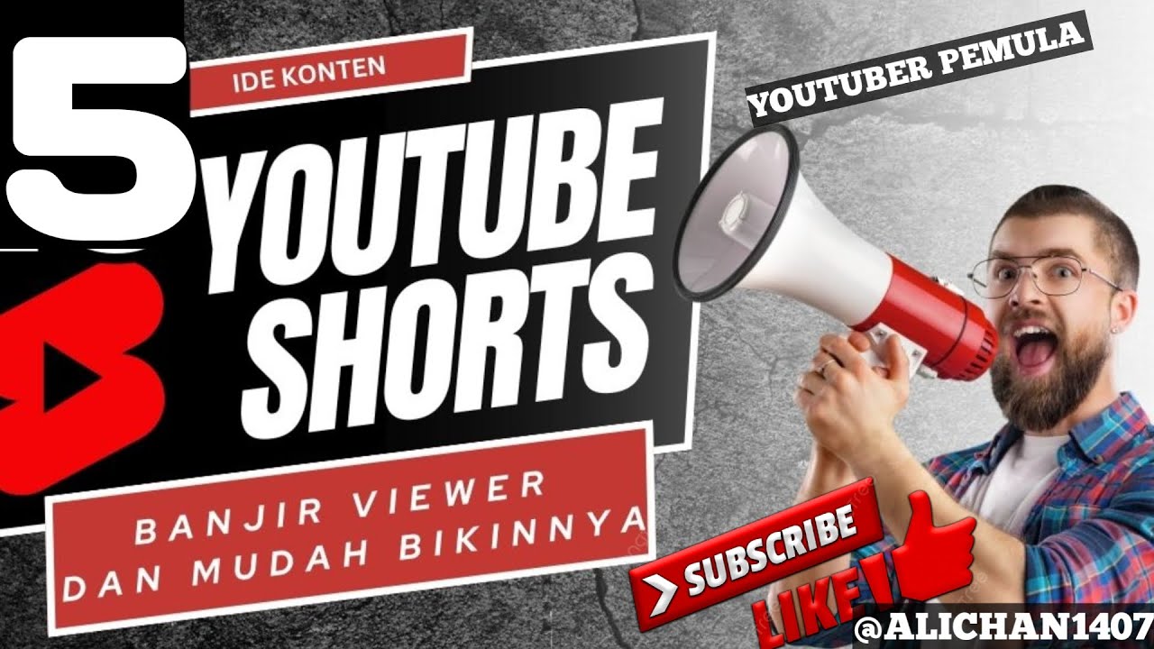 5 IDE KONTEN YOUTUBE SHORT YANG MUDAH DI BUAT || DIJAMIN BANJIR ...