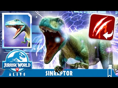 OMEGA SINRAPTOR NEW MOVE UNLOCKED (JURASSIC WORLD ALIVE) - YouTube