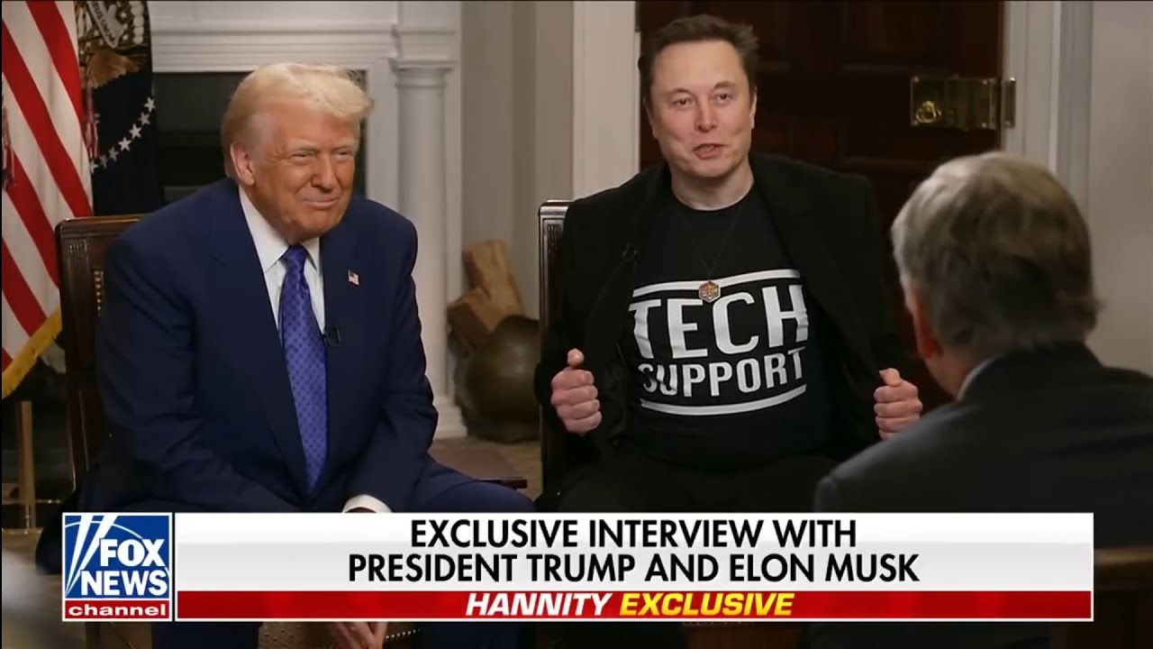 Does this interview with trump and elon seem normal??? TECH SUPPORT ...