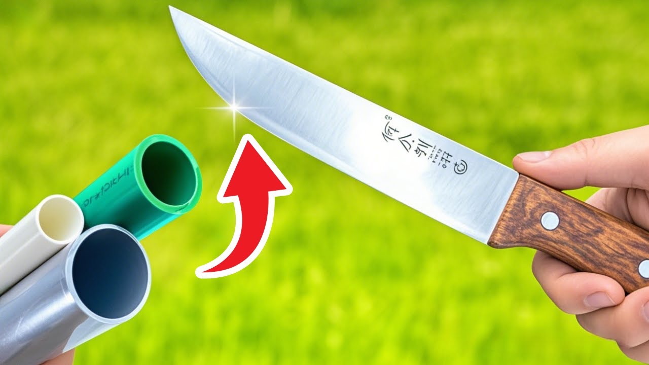 🔥 Razor-Sharp in 1 Minute! This Knife Sharpening Trick is Pure Magic! 😱 ...