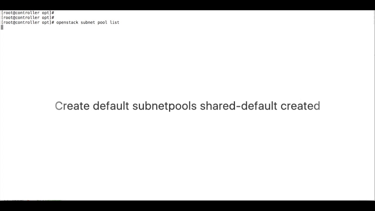 openstack auto allocation set up a default external network - YouTube