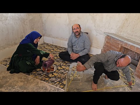 Is the new carpet the last piece of Ahmad and Farideh's dream for the stone structure?
