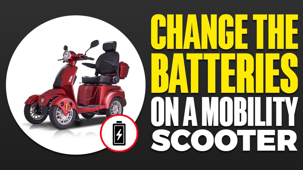 How To Change The Batteries On a Mobility Scooter - YouTube