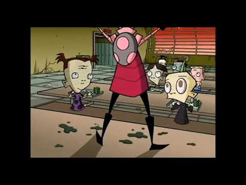 Zim recovers from eating disgusting food with a Ness impression (mini ...