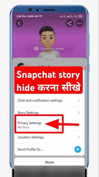 Snapchat Story Hide Kaise Kare | Hid Snapchat Story From Someone | How To Hide Snapchat Story ...