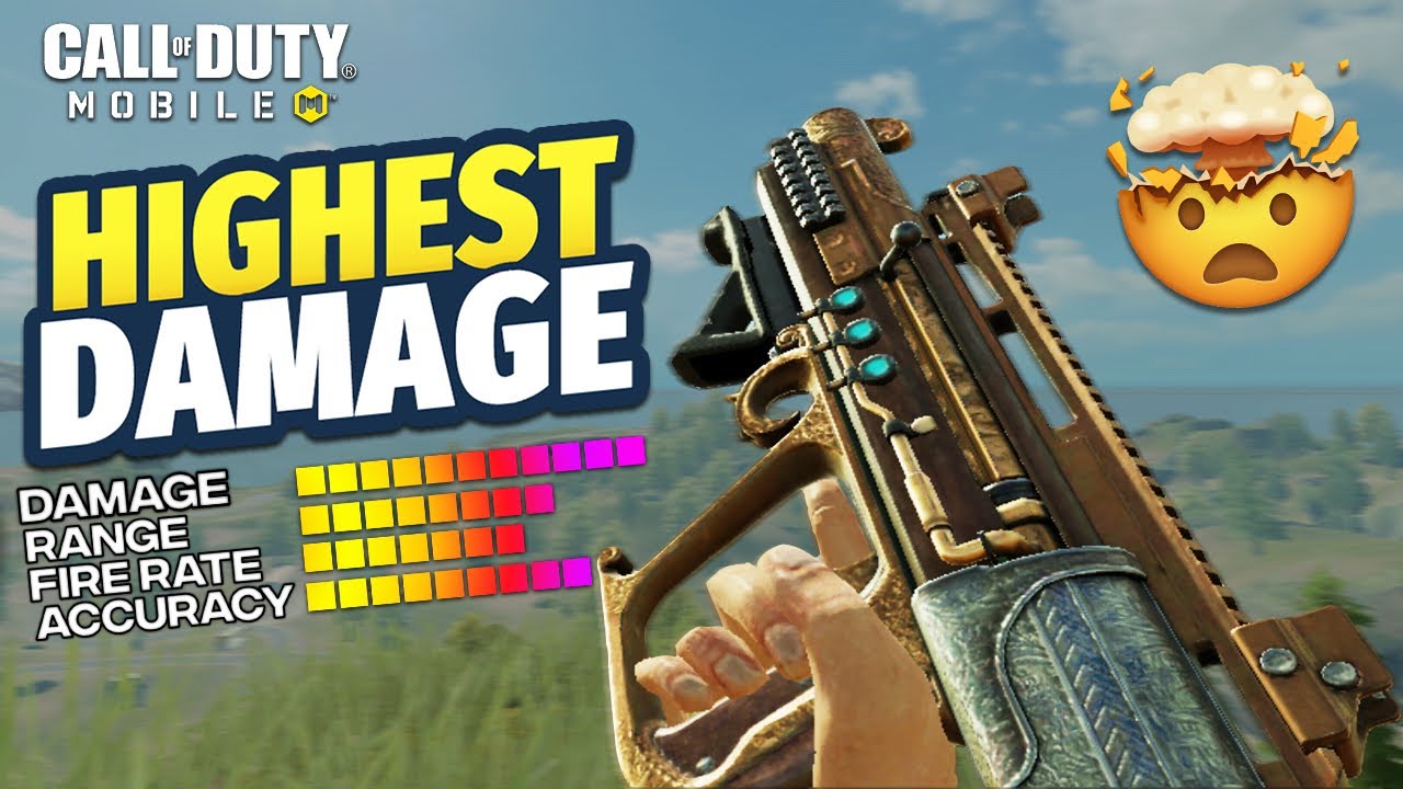 HIGHEST DAMAGE SMG in BATTLE ROYALE 😍| COD MOBILE | SOLO VS SQUADS ...