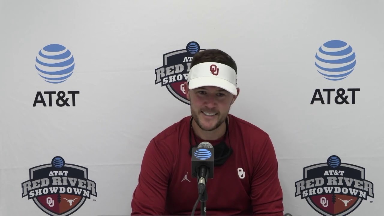 OU Football: Riley on 53-45 win over Texas - YouTube