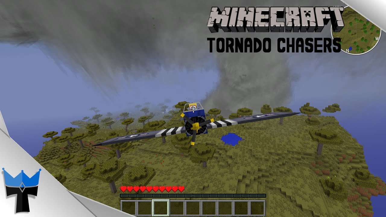 Minecraft Tornado Chasers Ep 1: Brief EF0 - YouTube