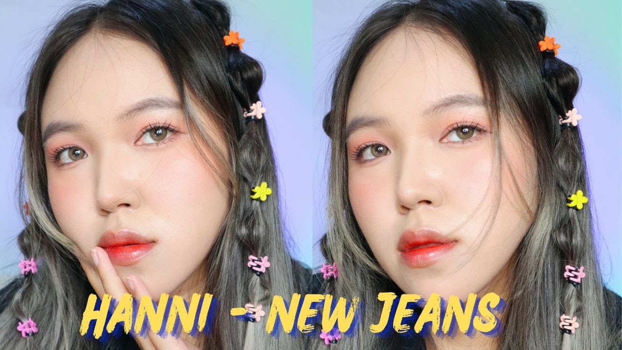 HANNI - NEW JEANS MAKEUP INSPIRED | YUNO MAKEUP - YouTube