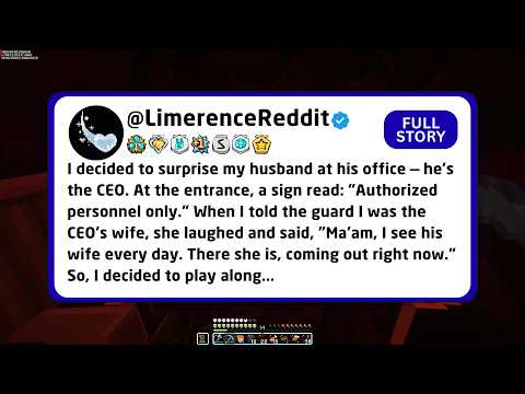 I decided to surprise my husband at his office — he's the CEO. At the entrance, a sign read...
