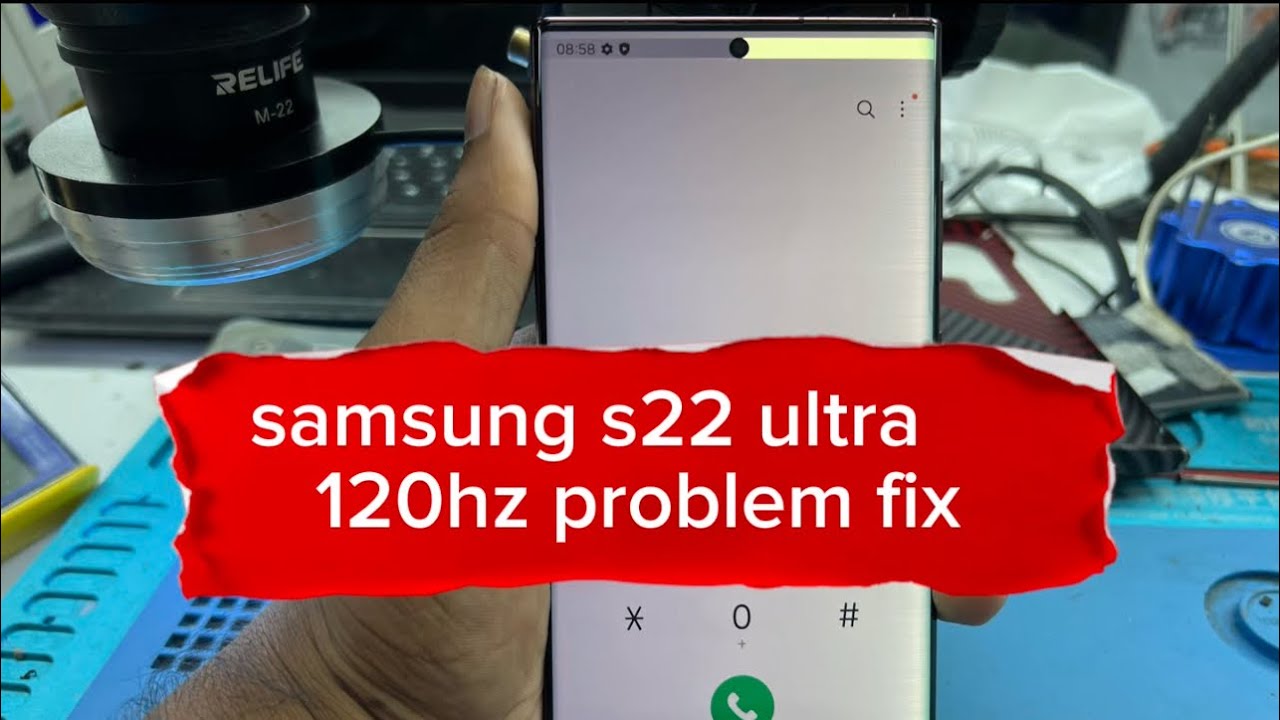 Samsung s22 ultra display problem fix. Samsung s22 ultra 120hz problem ...