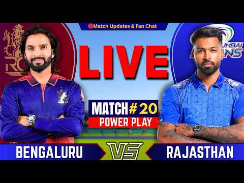 🔴IPL Match : Mumbai vs Bengaluru, 20th t20 IPL 2026 |  RCB vs MI Live |  Live Cricket Match Today