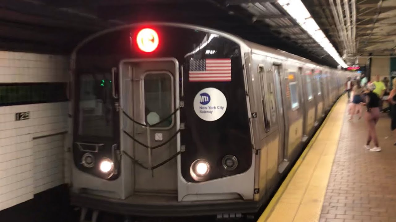 MTA NYC Subway Brooklyn Bound R179 (C) Train At 125th Street - YouTube