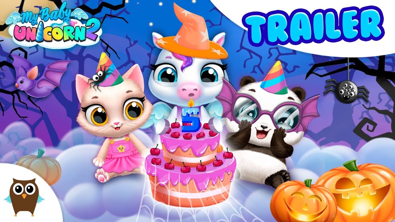 My Baby Unicorn 2 Birthday 🎂 New Halloween Update & Gameplay 🎃 ...
