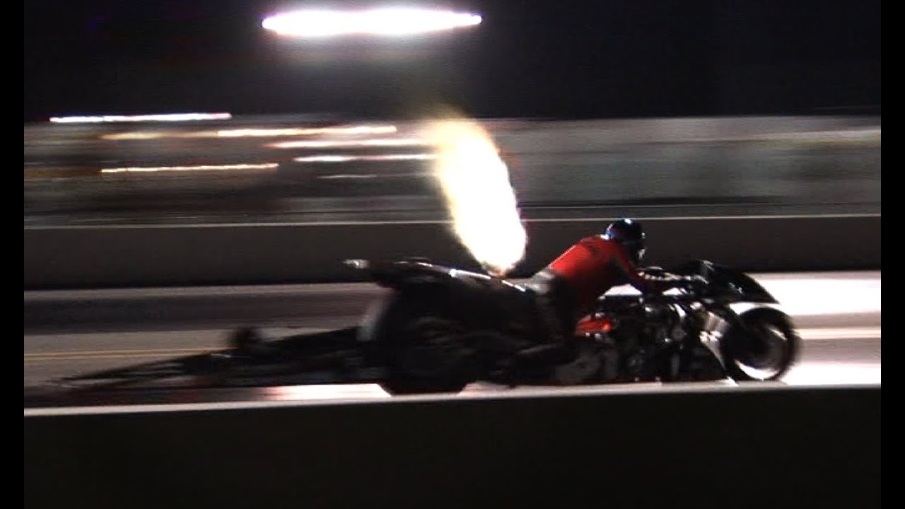 FLAMING Top Fuel Motorcycle - Would you ride it? - YouTube