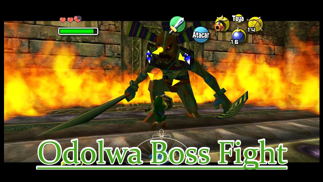 Odolwa Boss Fight HD - Zelda, Máscara de Majora HD Gameplay (sin ...
