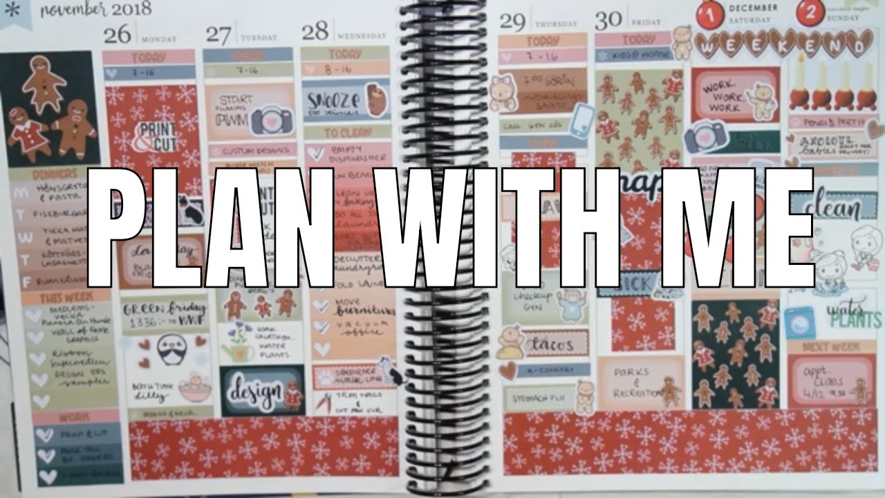 PLAN WITH ME | A Planner Piece sticker kit | Kallerhult Creations - YouTube