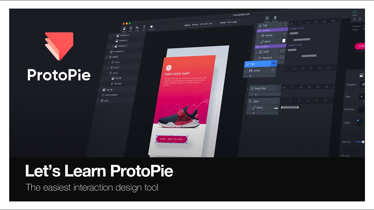 Let's learn ProtoPie - The easiest interaction design tool - YouTube