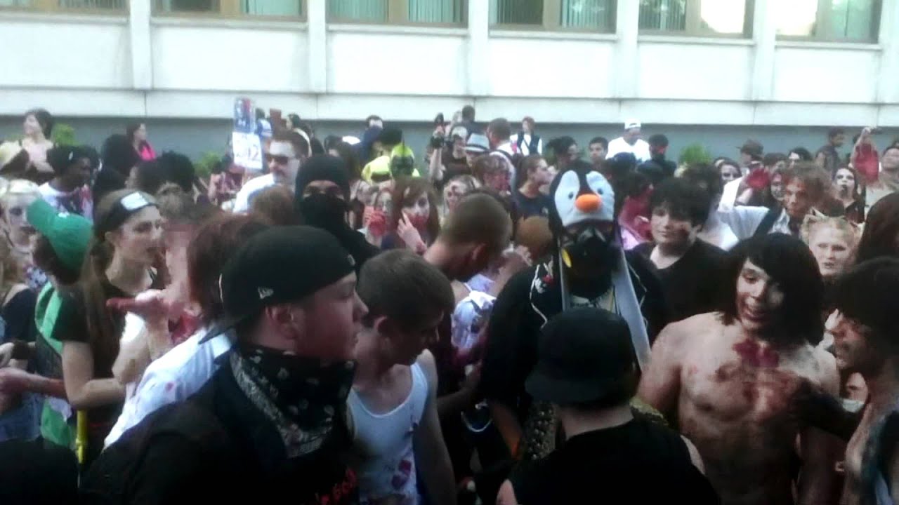 Zombie March Boston 2012 (HD) - YouTube
