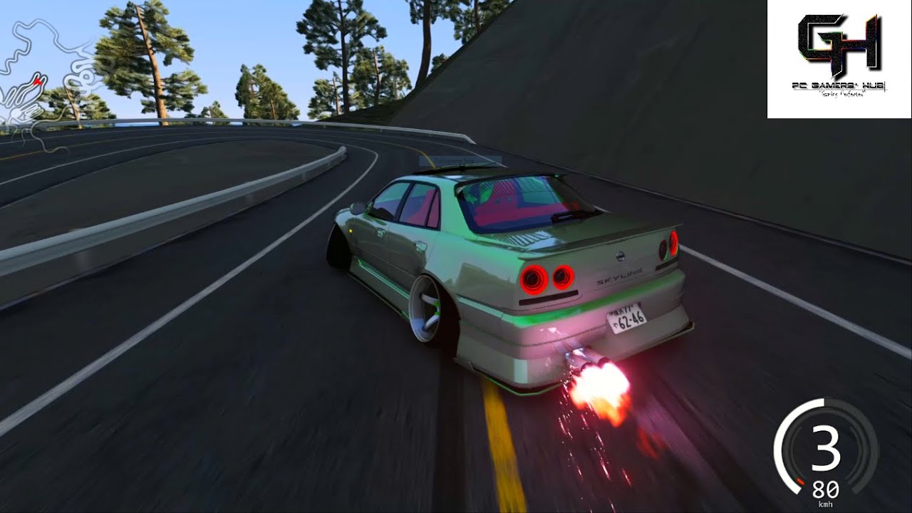 500hp Nissan Skyline R34 Pro Uphill Drifting Skills - YouTube