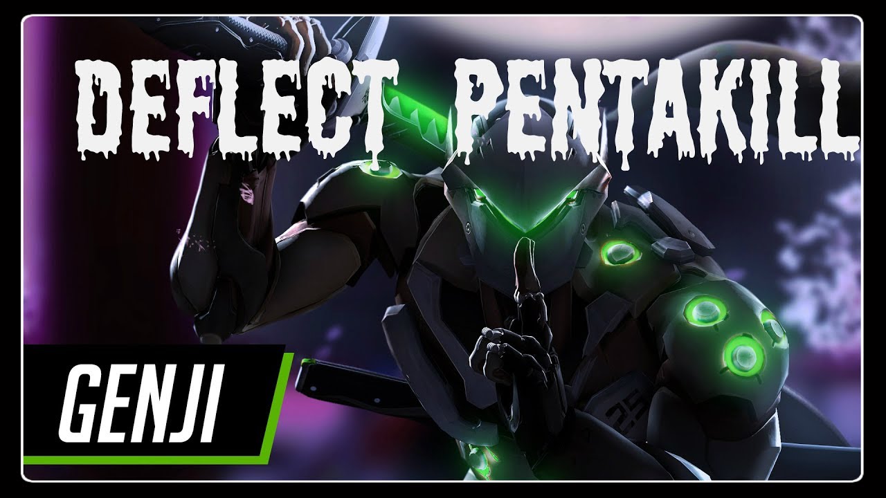 HOTS - PENTAKILL Deflect Genji ! - YouTube