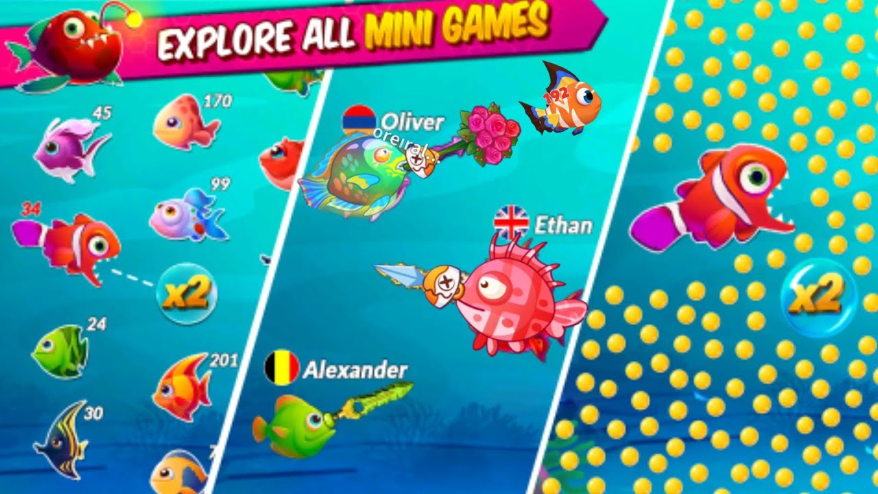 Fishdom Ads,Mini Game Help The Fish|Eaten Fish Latest Update All Levels ...