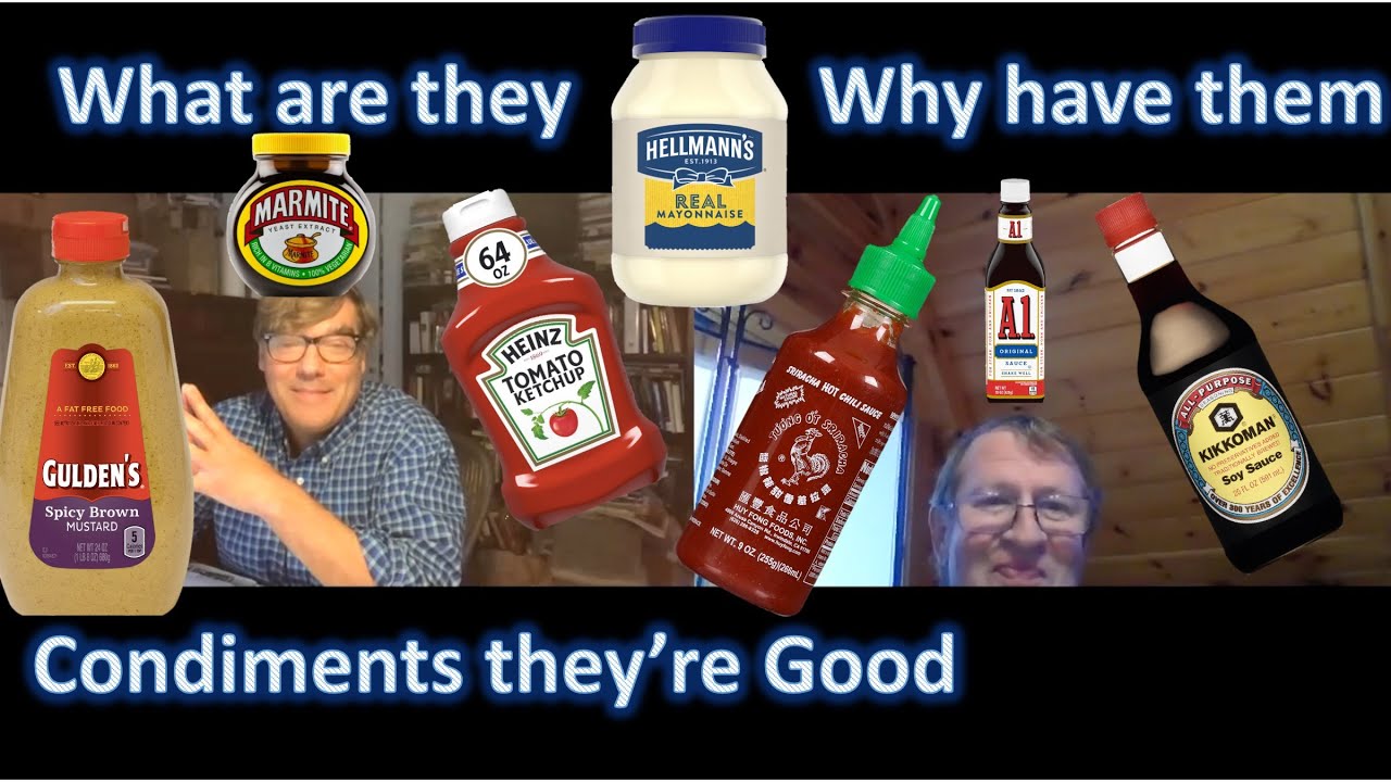 Condiments what are they why have them flavor taste and their ...