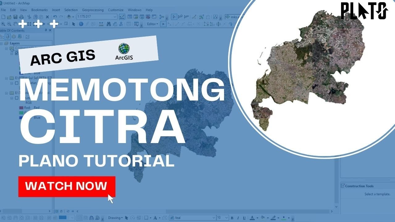 Tutorial Arcgis | Cara Memotong Citra atau Data Raster di Arcgis ...