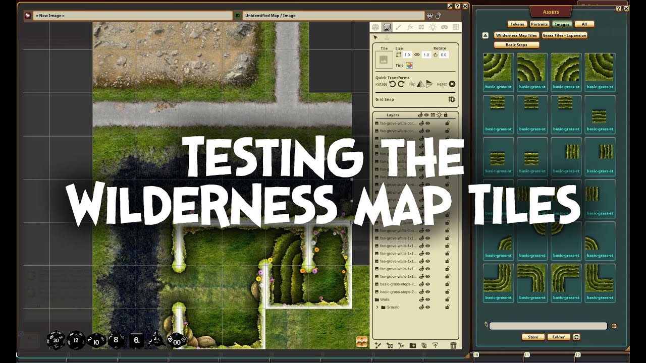 Testing the Wilderness Map Tiles - YouTube