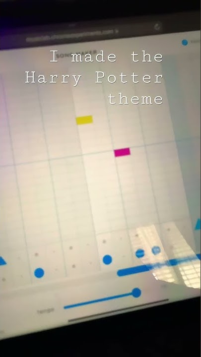 I made the Harry Potter theme song on chrome music lab - YouTube