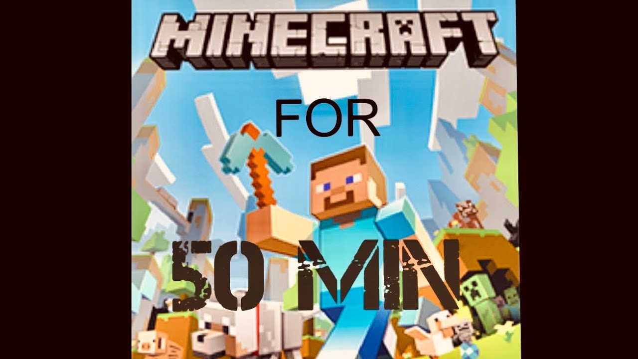 Playing Minecraft For 50 Min - YouTube