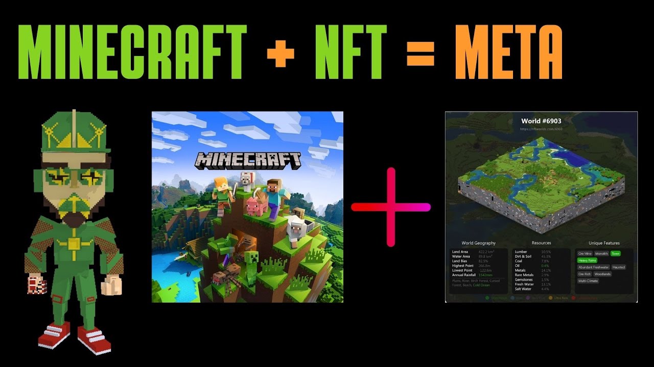 MINECRAFT + NFT = МЕТАМИР. ОБЗОР МЕТА ВСЕЛЕННОЙ NFT WORLDS - YouTube