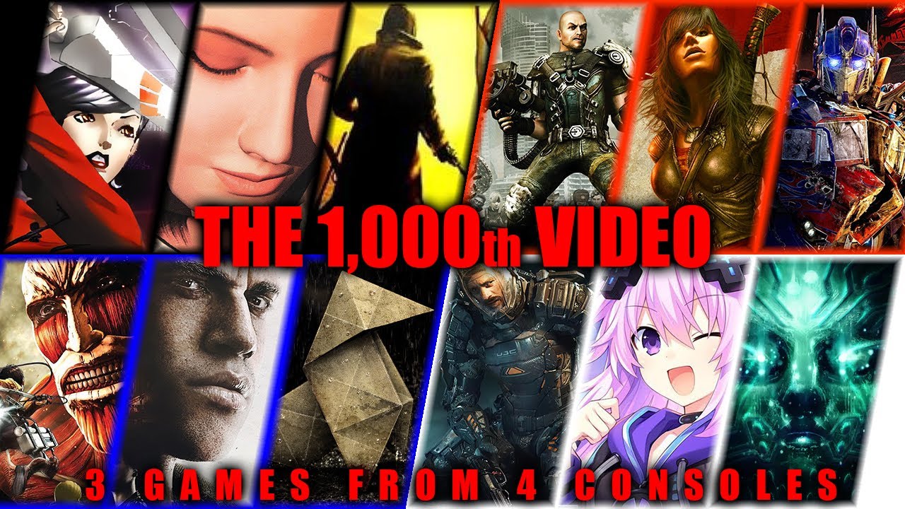 THE 1,000th VIDEO SPECIAL | 3 Games from 4 Consoles!!! - YouTube
