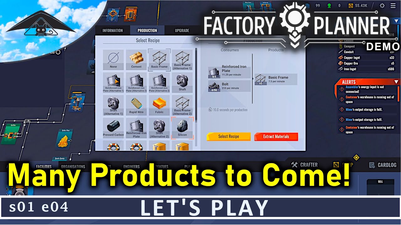 Many Products to Come! | Factory Planner s01 e04 - YouTube