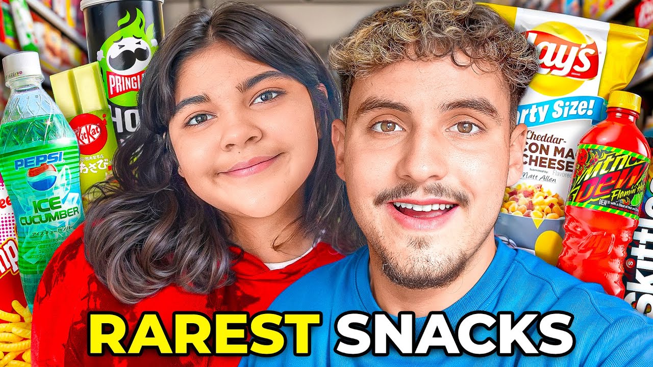 Eating Trendy Snacks From Around The World! 🌎 - YouTube