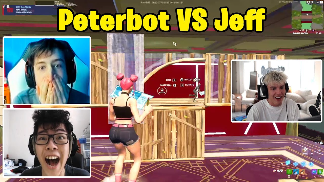 Peterbot VS Jeff 1v1 TOXIC Boxfights! - YouTube