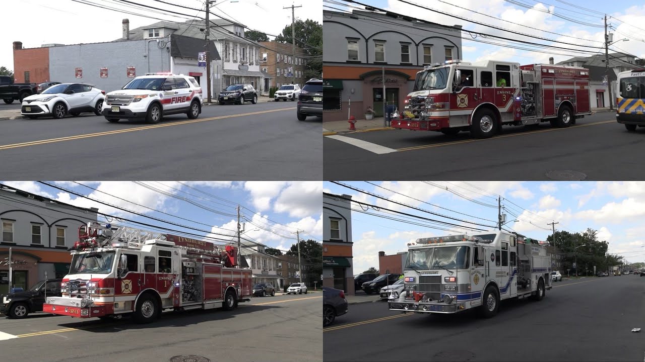 Lyndhurst, NJ Fire Department Chief 32-20, 32-Engine 3, 32-Engine 1 ...