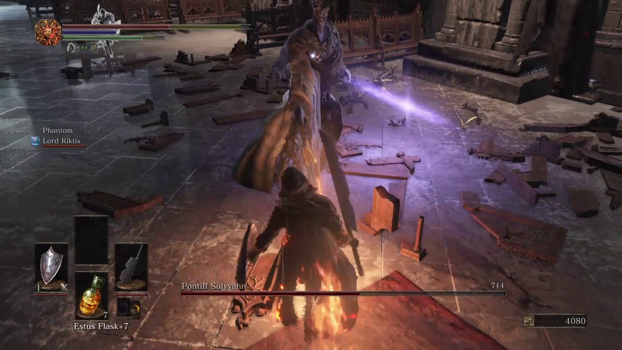 How To Beat Pontiff Sulyvahn DS3 - YouTube