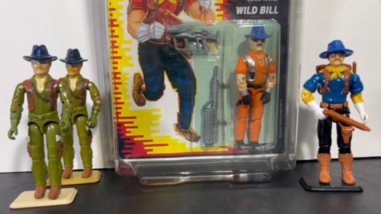 Wild Bill GI Joe Action Figure Variants with Funskool and American ...