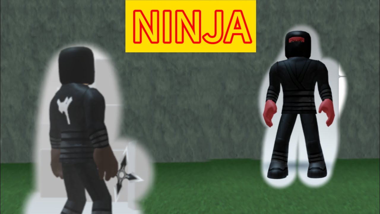 Virei um ninja no roblox - YouTube