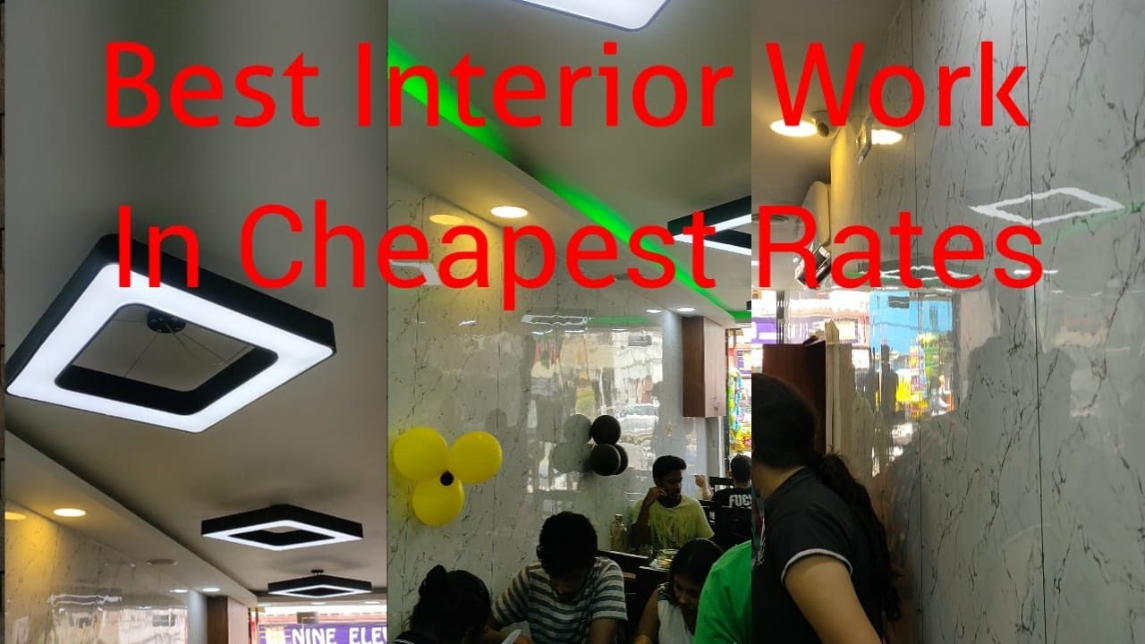 ALL INTERIOR WORK OF CAFE LUCID, HI-TECH CLIENTS HAPPY CLIENTS. - YouTube