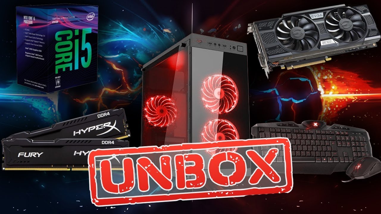 Unbox - PC game i5 8° geração, 8 gb RAM DDR4, Placa de Vídeo de 4GB, 1 ...
