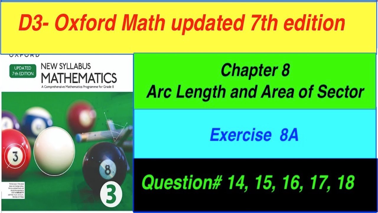 D3 Math Exercise 8A Updated 7th edition | Exercise 8A Question-14,15,16 ...