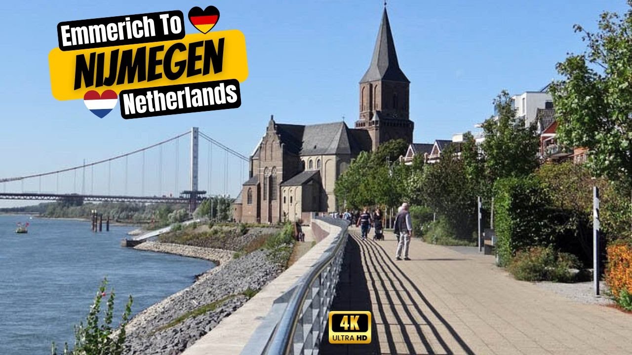 E-bike Tour: Emmerich🇩🇪 to Nijmegen The Netherlands Travel - 4K HDR ...