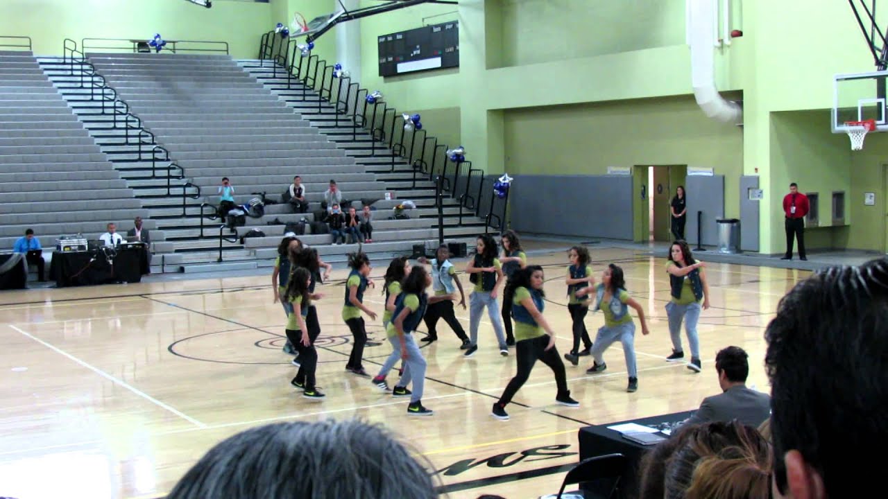 Romer MS Dance Team at Dance Masters competition - YouTube