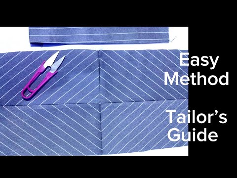 How to cut and sew strip fabric// sewing tips and techniques for ...